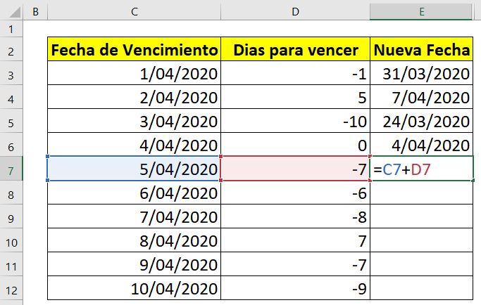 Como SUMAR y RESTAR FECHAS en Excel | Todos los métodos - edwinortiz.net Como SUMAR y RESTAR FECHAS en Excel | Todos los métodos - edwinortiz.net